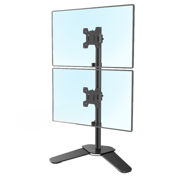 Giá Treo Hai Màn Hình Máy Tính M073 (17 – 27 Inch) Khung Treo Màn Hình Dọc